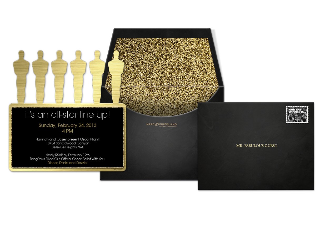 Oscar envelope and winners' announcement card designer Marc Friedland