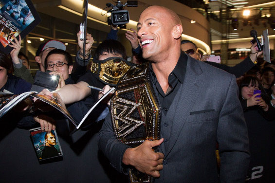 Dwayne Johnson & Co-Stars At G.I. Joe: Retaliation Seoul Premiere