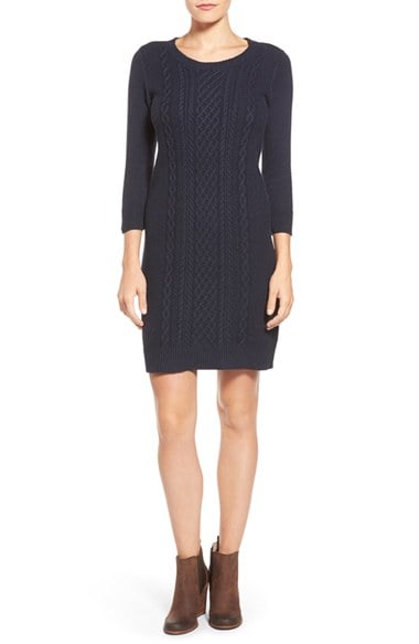 Cable Knit Sweater Dresses You'll Love This Winter and Years To Come ...