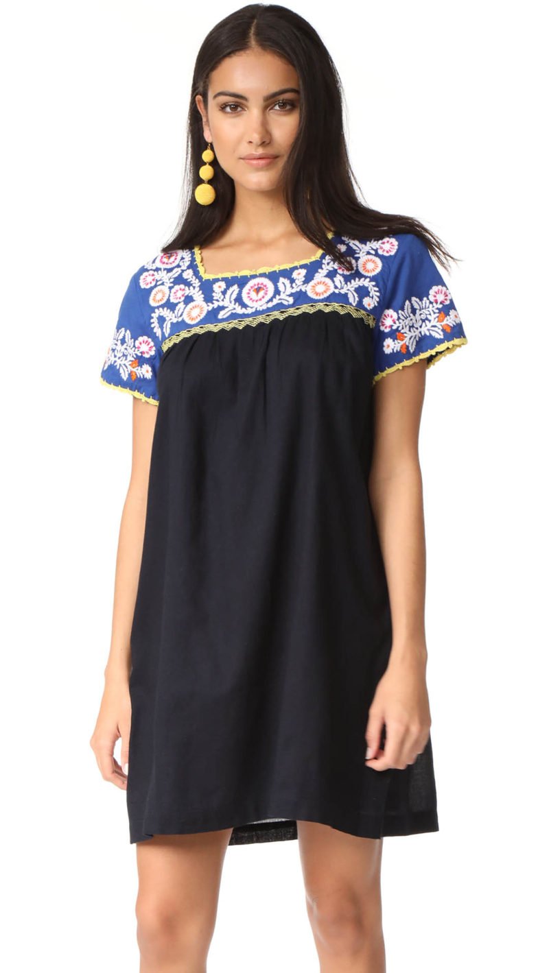 Casual Embroidered Dresses On Trend For Summer 2017!