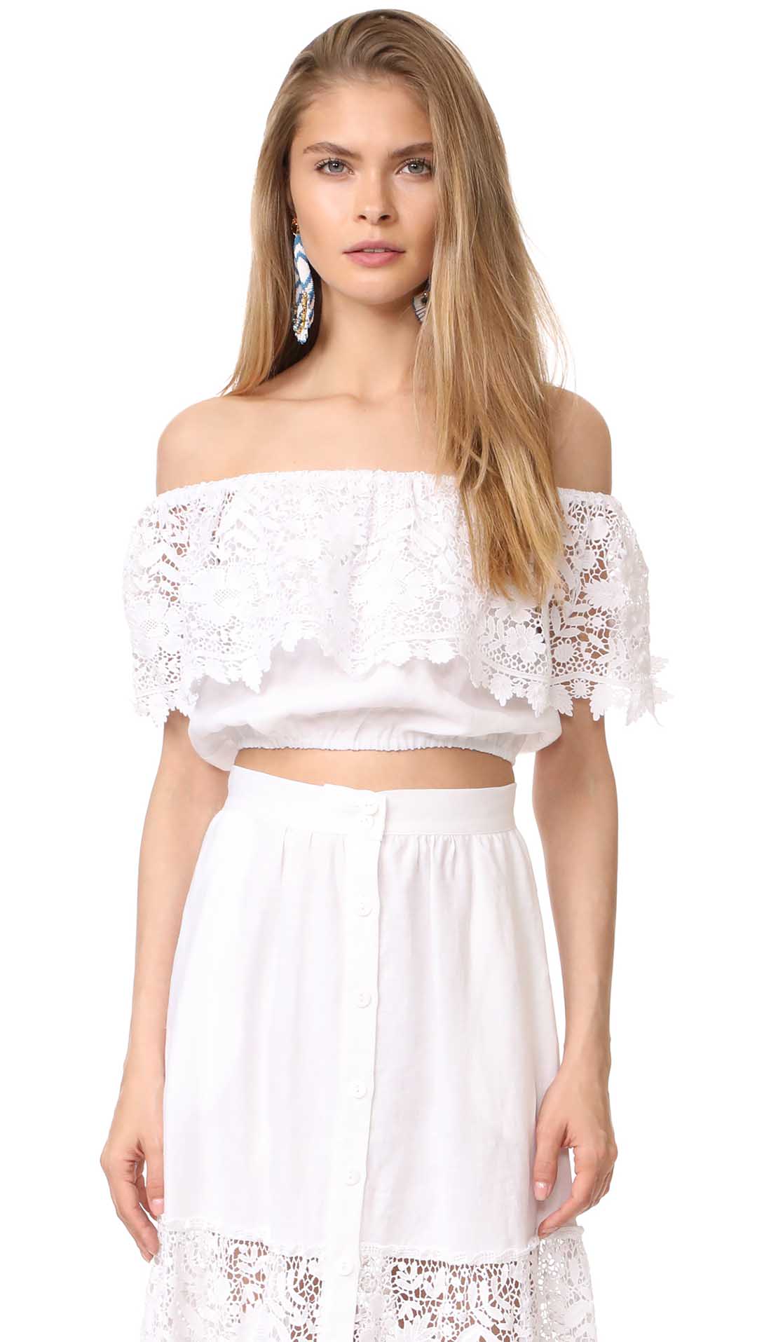 Lace Off The Shoulder Tops On Trend For Summer 2017!