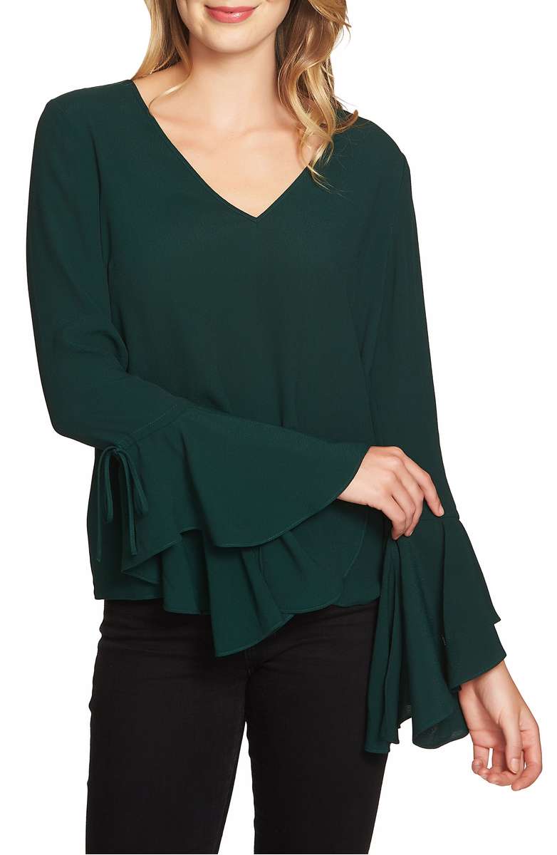 Chic Ruffle Blouses On Trend For Spring 2018! - Candie Anderson