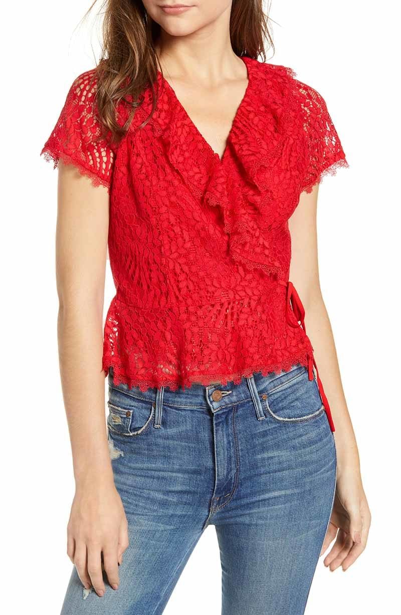 15 Trendy Wrap Tops For Spring 2019! - Candie Anderson