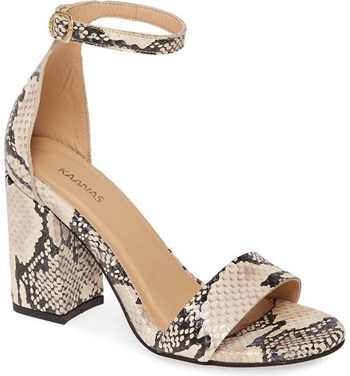 25 Trendy Snake Print Sandals You'll Wear All The Time This Fall ...