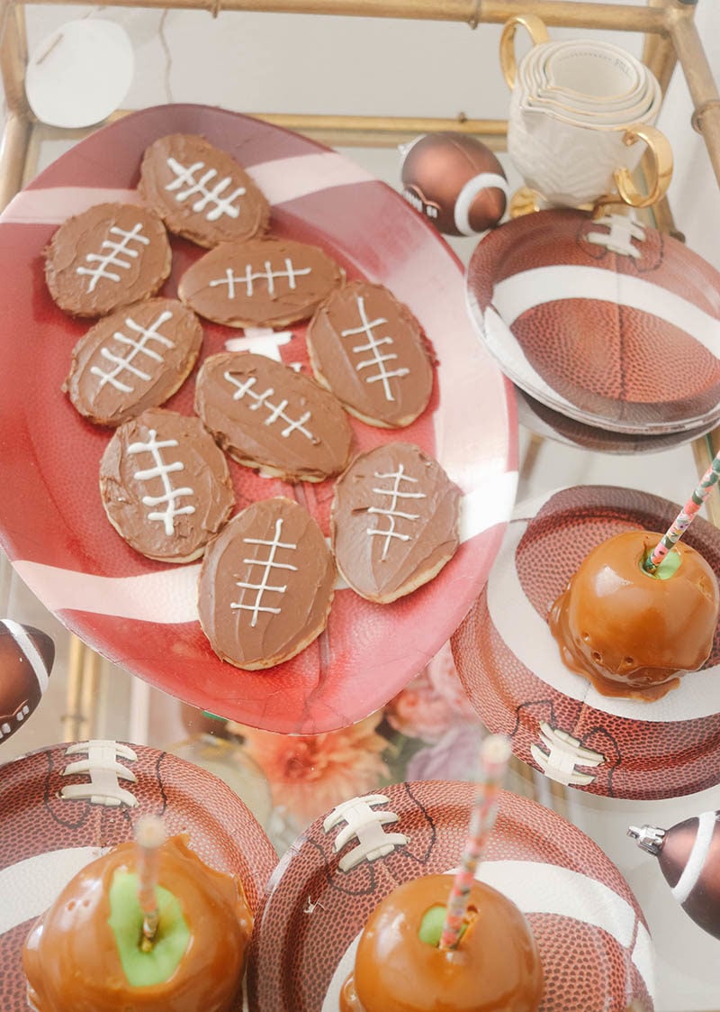 Glam Football Dessert Cart To Kick Off The NFL Season - Candie Anderson