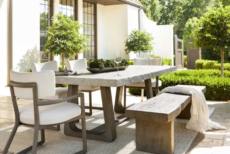 15 Best Concrete Outdoor Dining Tables for Patios and Backyard Spaces ...
