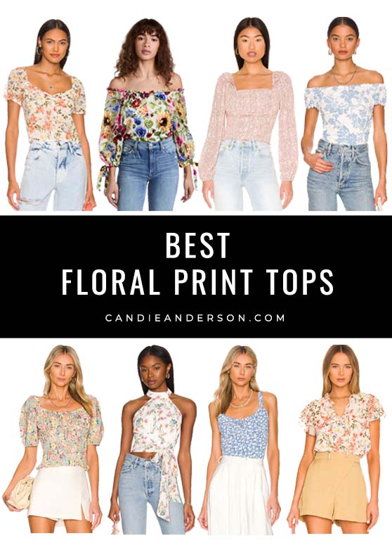 20 Best Floral Print Tops You'll Love In Every Style! - Candie Anderson