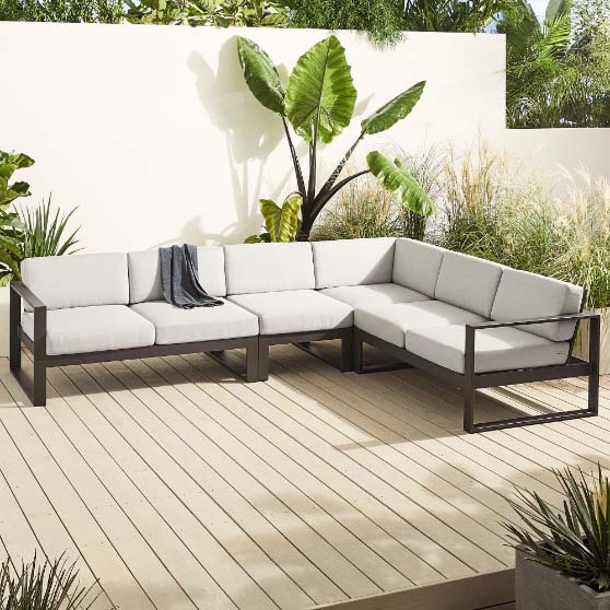 20 Best Metal Outdoor Sectionals For Your Patio! - Candie Anderson