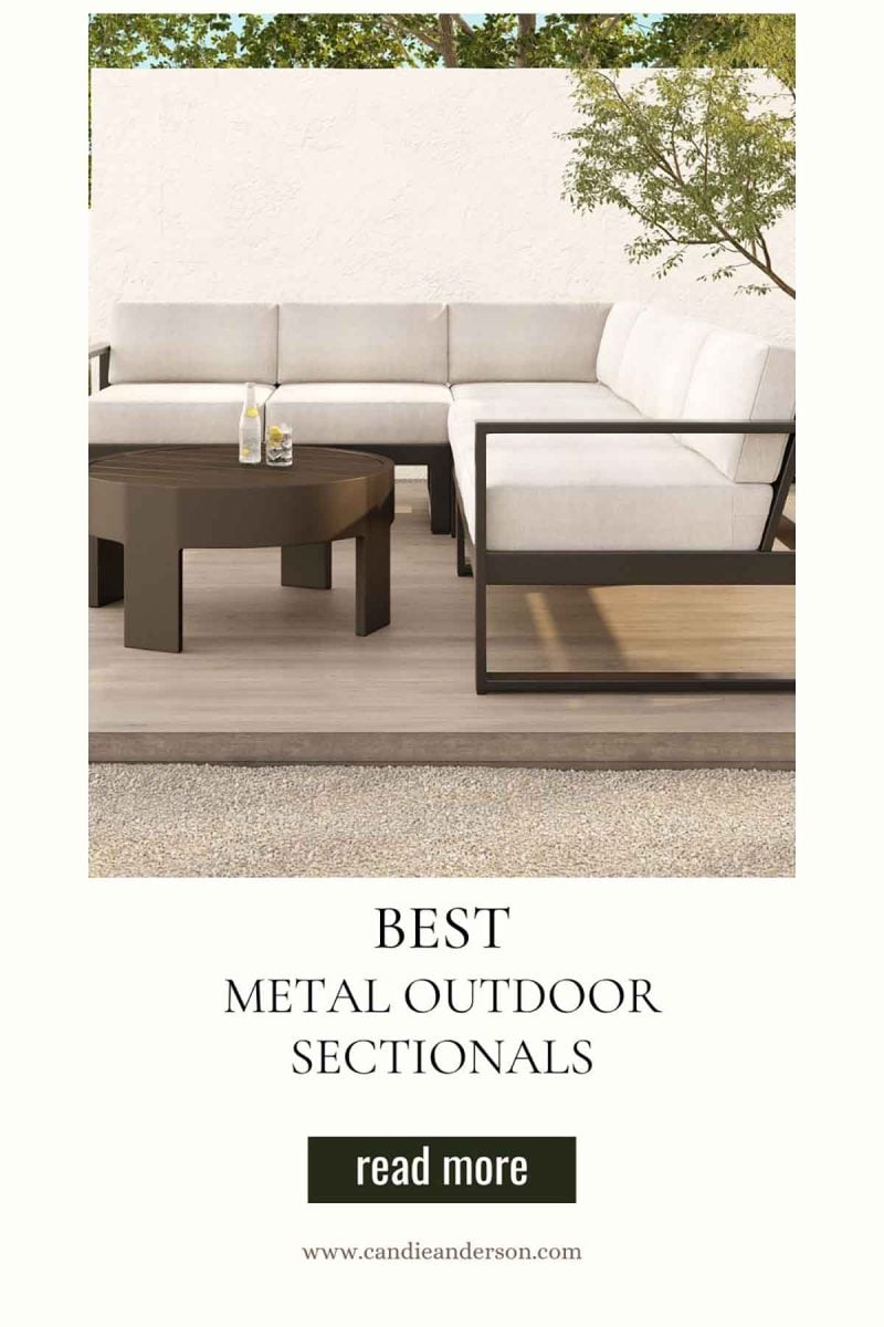 15 Best Metal Outdoor Sectionals for Patios in 2025 | Candie Anderson®