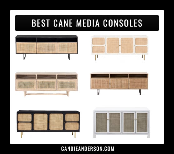 The Best Cane Media Consoles In Every Style & Trend! - Candie Anderson