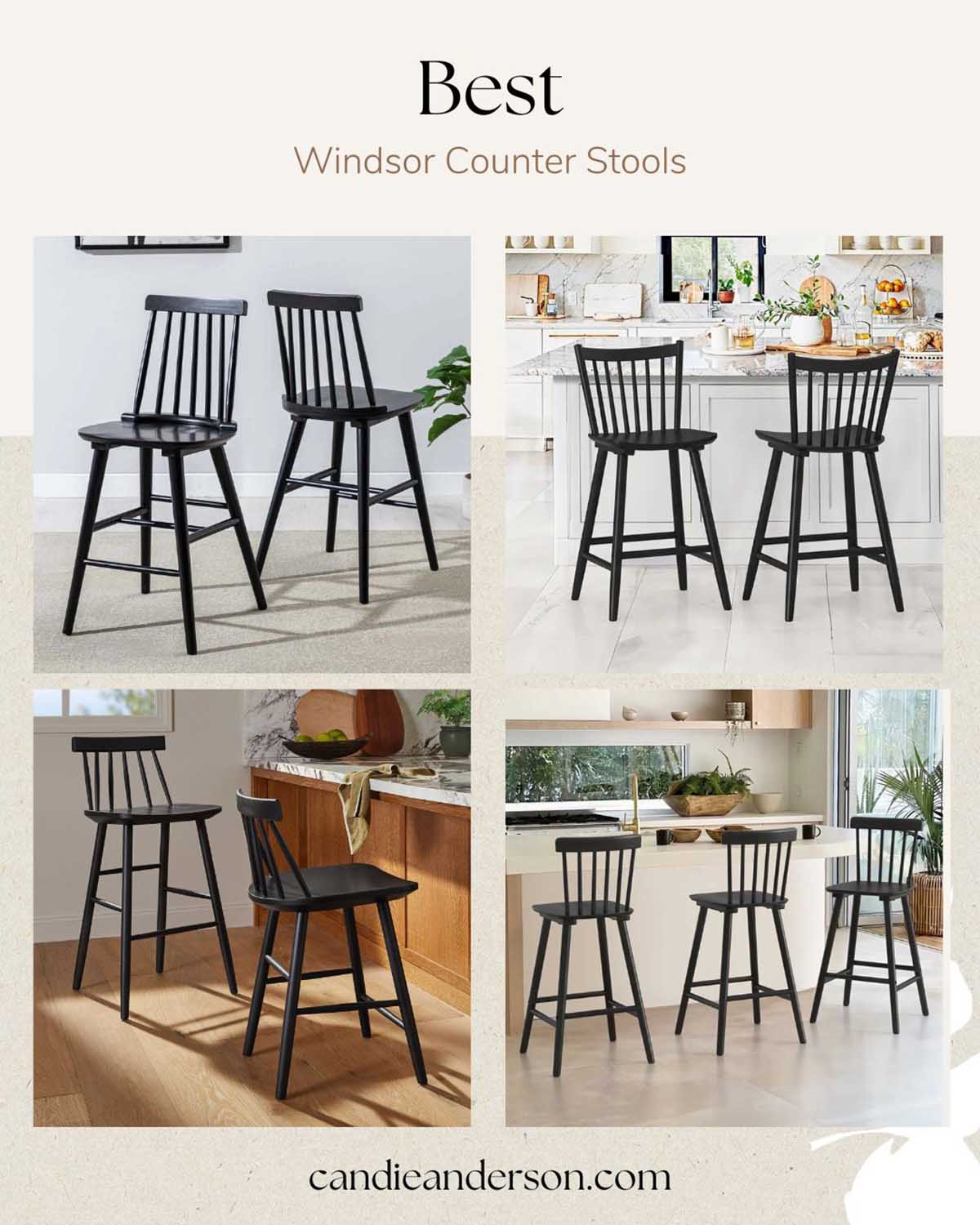 The Best Windsor Counter Stools for Every Kitchen Style in 2025 ...
